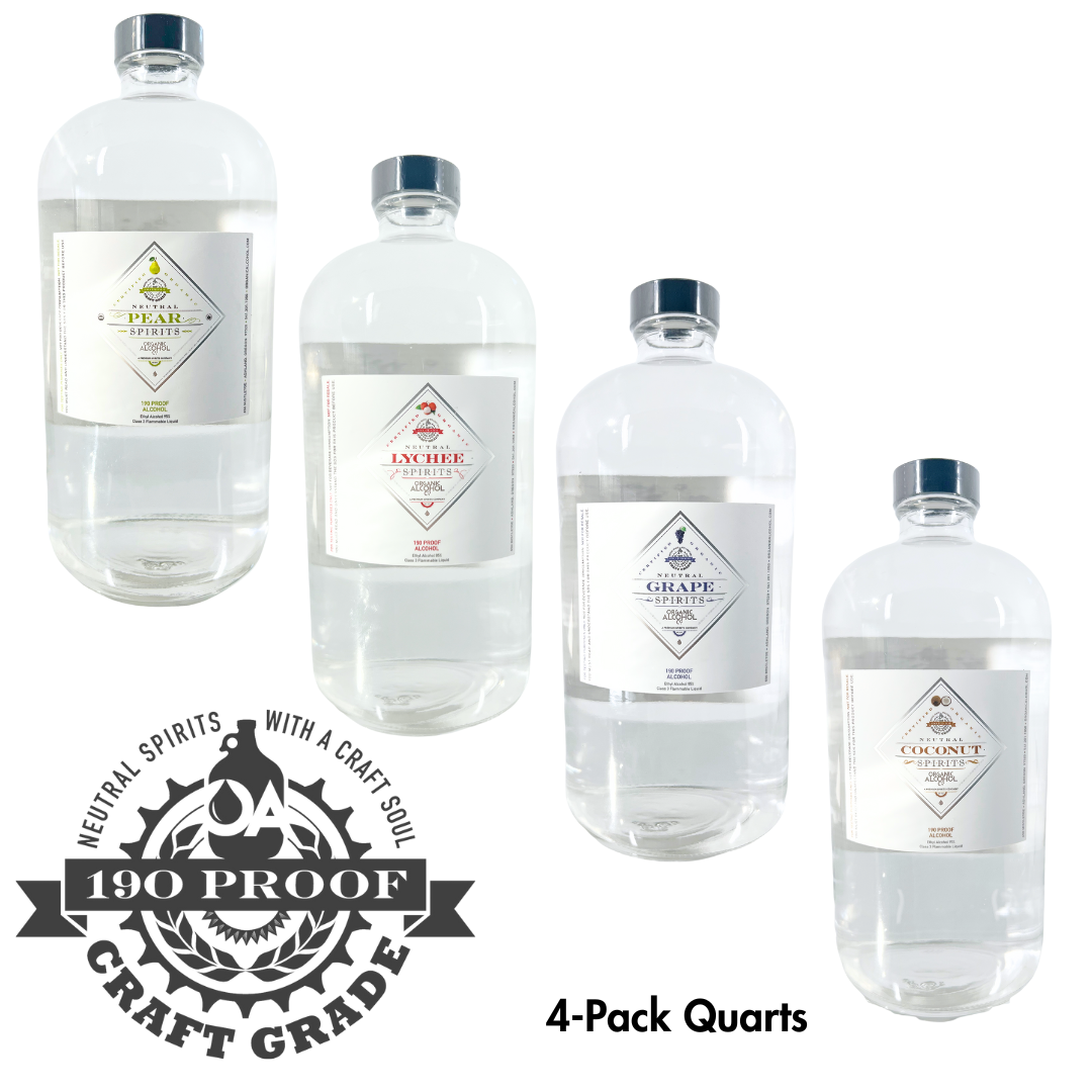 Craft Grade Alcohol, 4-pack Quarts (Federal Excise Tax Included in Pri ...